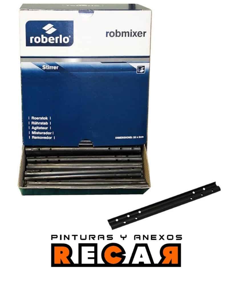 Roberlo Robmixer Varillas Mezcladoras 20Cm (500 Uds) - Pinturas RECAR
